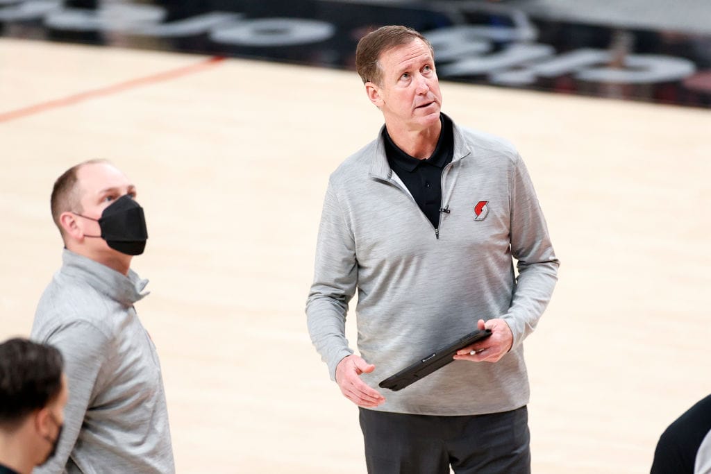The relationship between Terry Stotts and Adrian Griffin was "quite ...