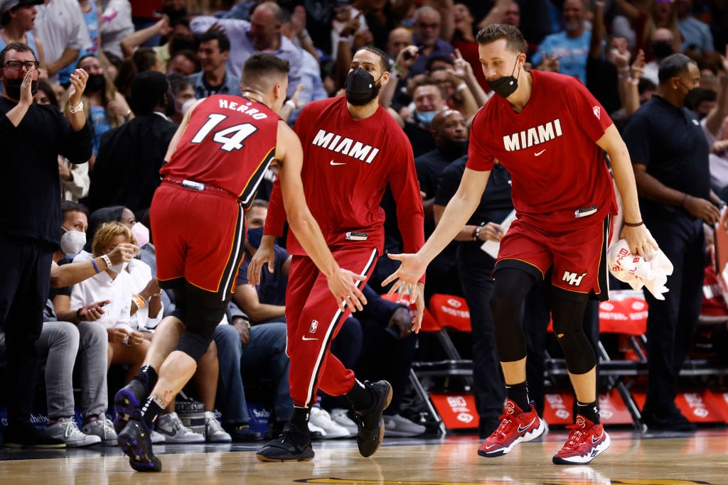 The Heat They debut, sweeping Milwaukee