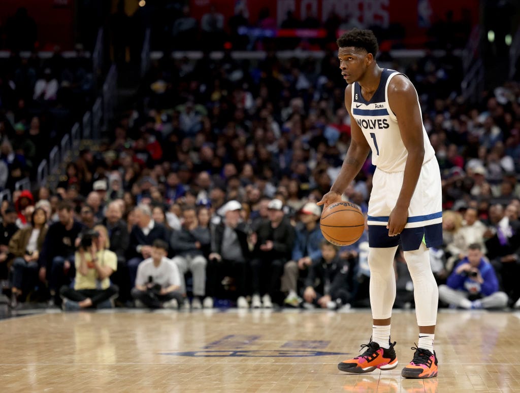 Anthony Edwards avoids serious damage to his ankle